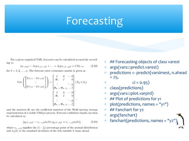 Chapter 2 Multivariate Analysis Of Stationary Time Series Ppt