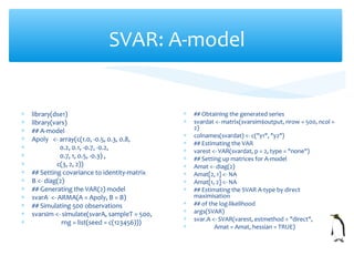 Chapter 2. Multivariate Analysis of Stationary Time Series | PPT