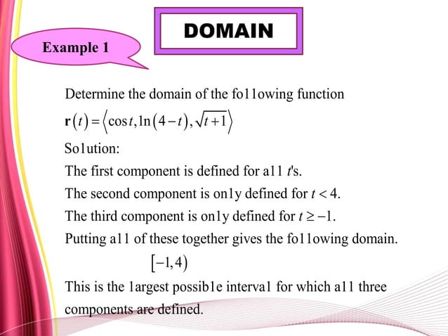 Applied Calculus Chapter 2 vector valued function | PPTX | Physics ...