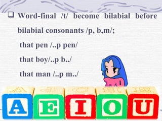 GENERAL CLASSIFICATION OF VOWELS | PPT