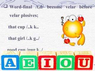 GENERAL CLASSIFICATION OF VOWELS | PPT