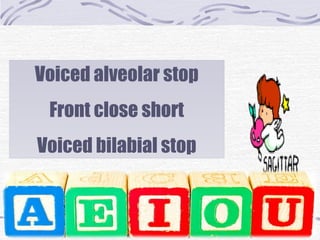 GENERAL CLASSIFICATION OF VOWELS | PPT