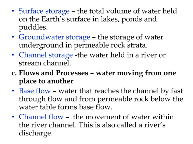 Chapter 2 (Watershed Characteristics).pptx | Geography | Science