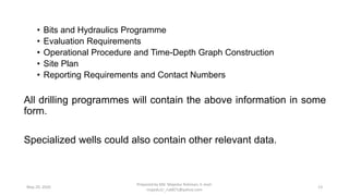 Well planning | PPTX