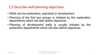 Well planning | PPTX