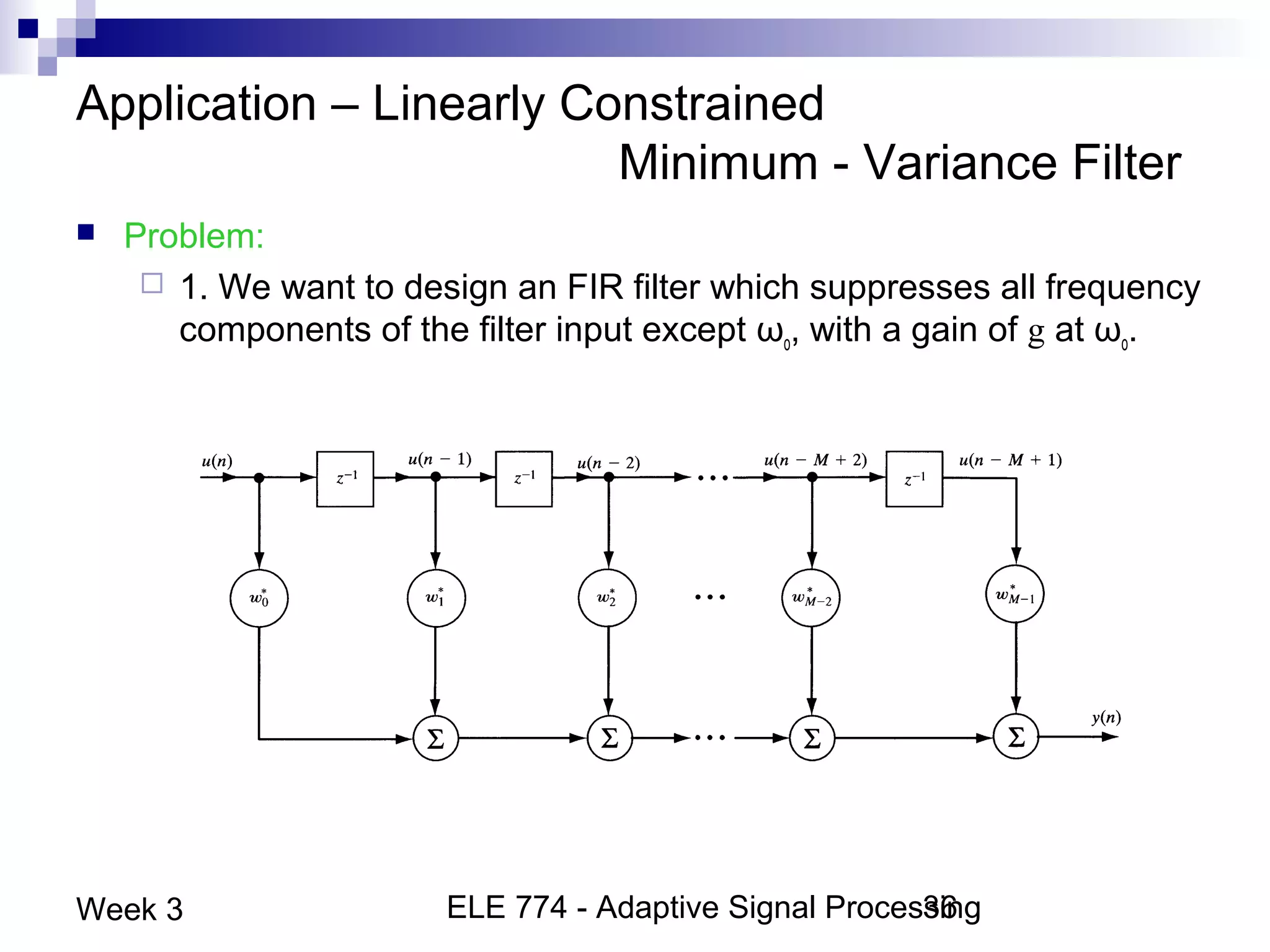 Wiener filters | PPT