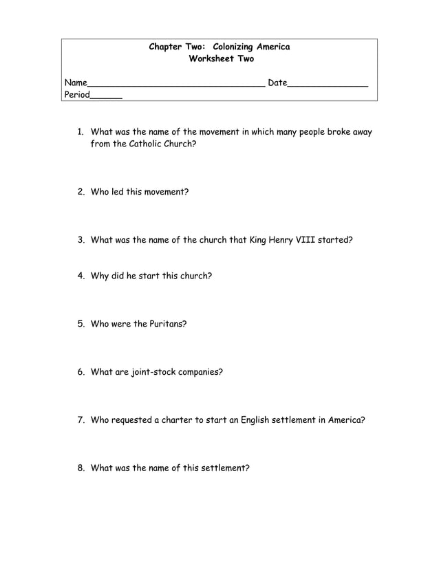 Chapter 2 worksheet 2 | DOC