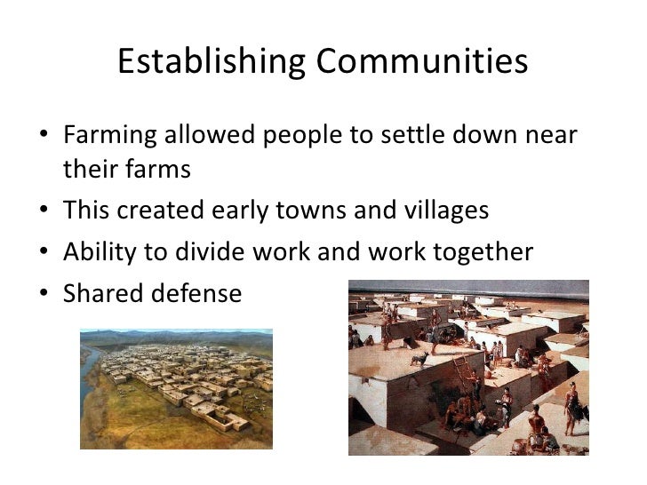 Neolithic Farming Communities Prehistoric Food Facts Ch.1/L1 - Early Humans