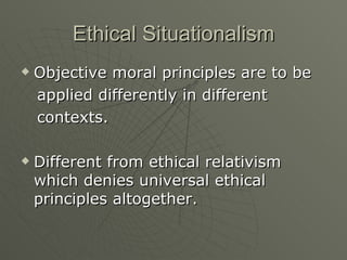 Chapter3: Moral Objectivism | PPT