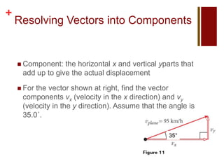 Two Dimensional Motion and Vectors | PPTX