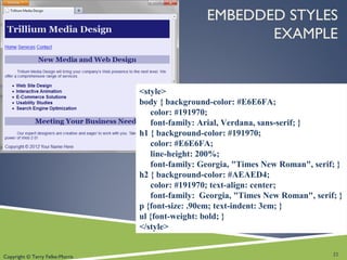 Chapter 3 - Web Design | PPT