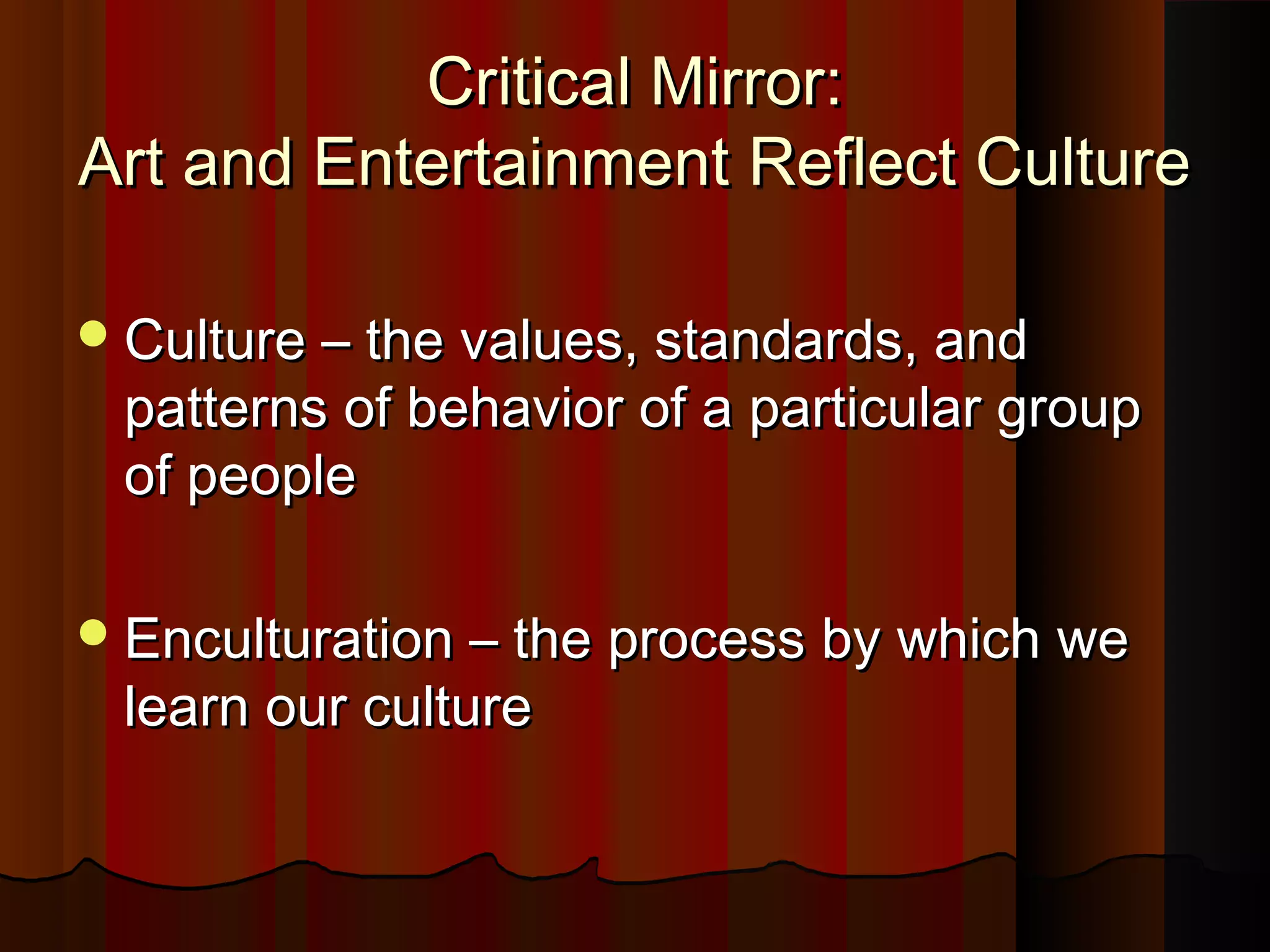 Chapter 3: Theatre and Cultural Diversity | PPT