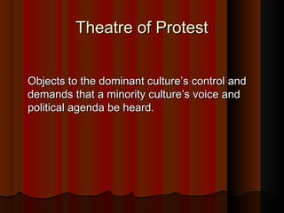 Chapter 3: Theatre and Cultural Diversity | PPT