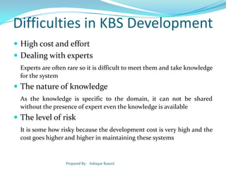 Developing Knowledge-Based Systems | PPTX