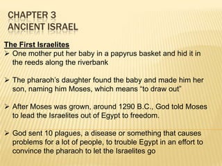Chapter 3 - Ancient Israel | PPTX