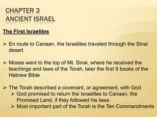 Chapter 3 - Ancient Israel | PPTX