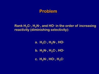 Chapter3自由基卤代 | PPT