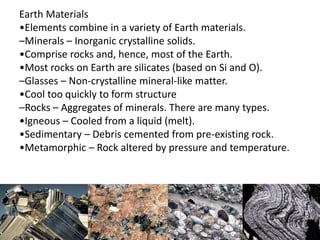 Chapter 3: the composition and structure of the earth | PPTX