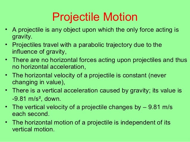 Chapter 3. vectors projectiles