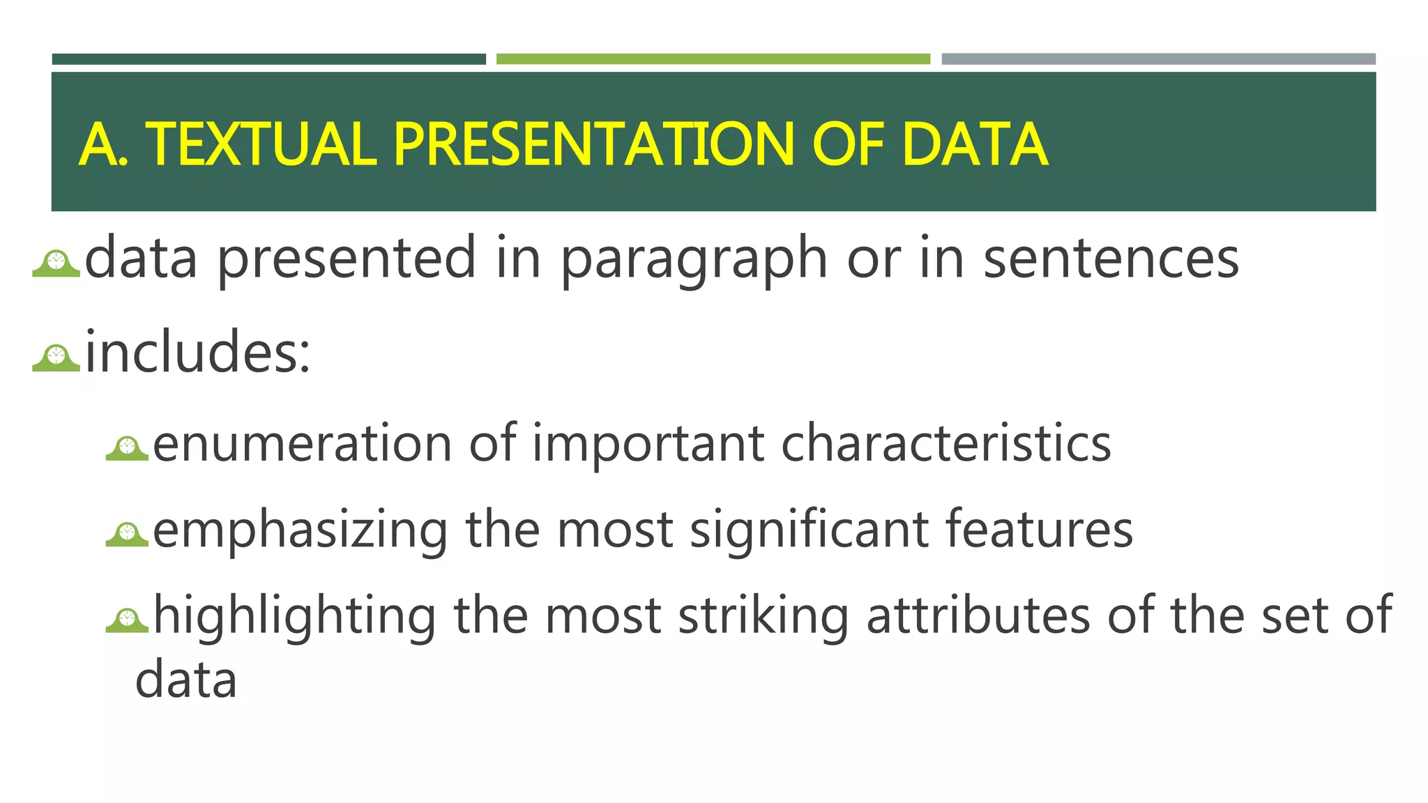 Chapter 3: Prsentation of Data | PPTX