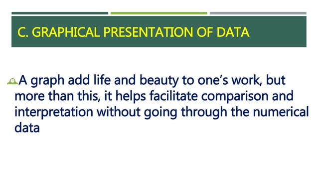 Chapter 3: Prsentation of Data | PPTX