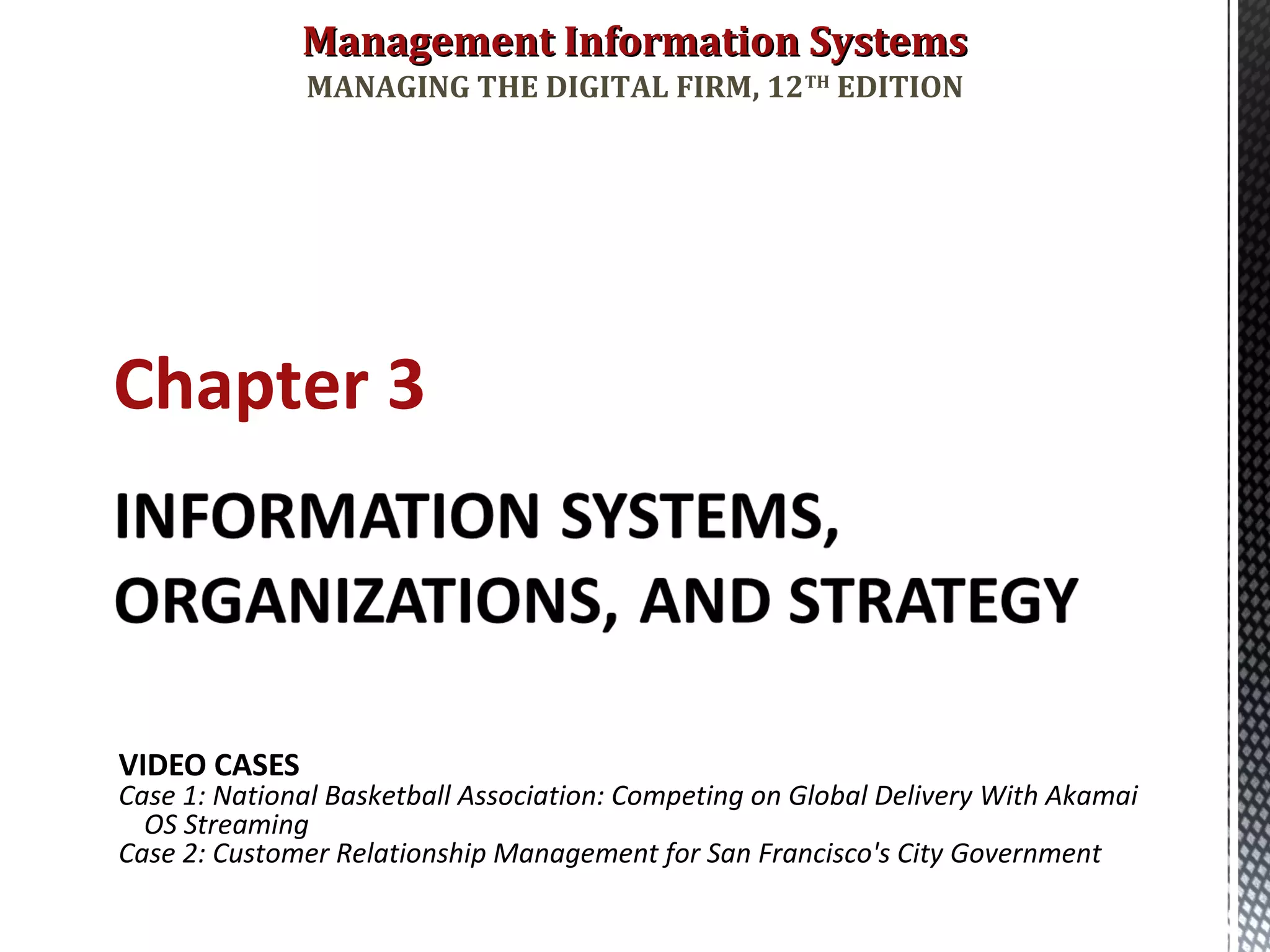 Chapter 3 MIS | PPT