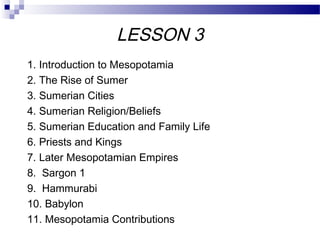 Mesopotamia - History of Human Civilization | PPT