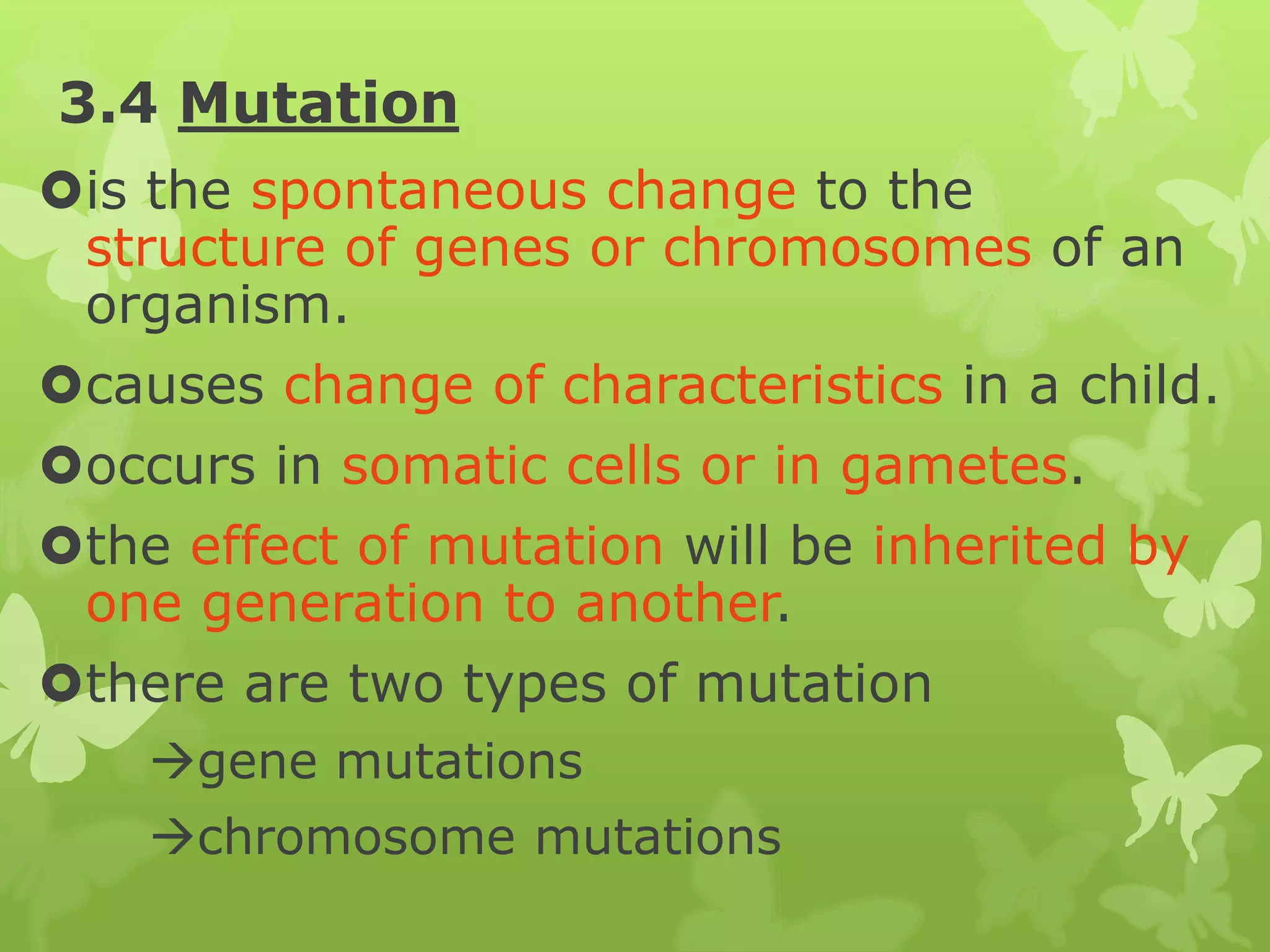 Chapter 3: HEREDITY AND VARIATIONS | PPTX