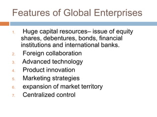 private, public and global enterprises | PPTX