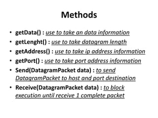 Chapter 3 : User Datagram Protocol (UDP) | PDF