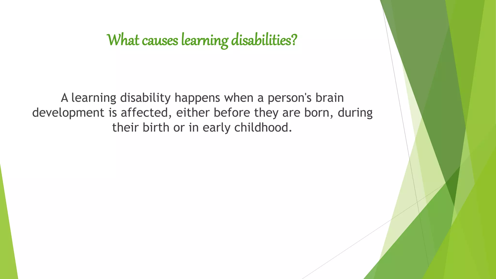 Learning Disability | PPTX