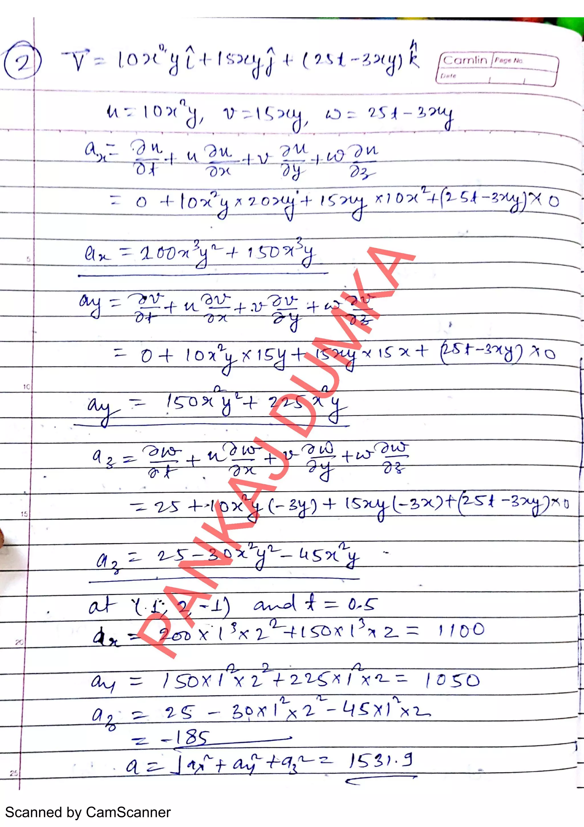 solution of introductoin to fluid mechanics and machines(Prof. Som and Prof. Biswas) Chapter 3 | PDF