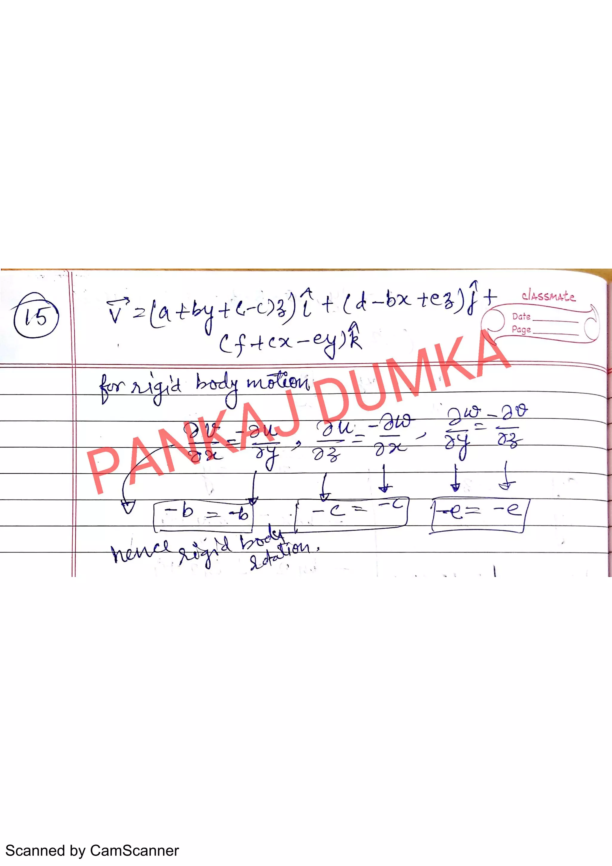 solution of introductoin to fluid mechanics and machines(Prof. Som and Prof. Biswas) Chapter 3 | PDF