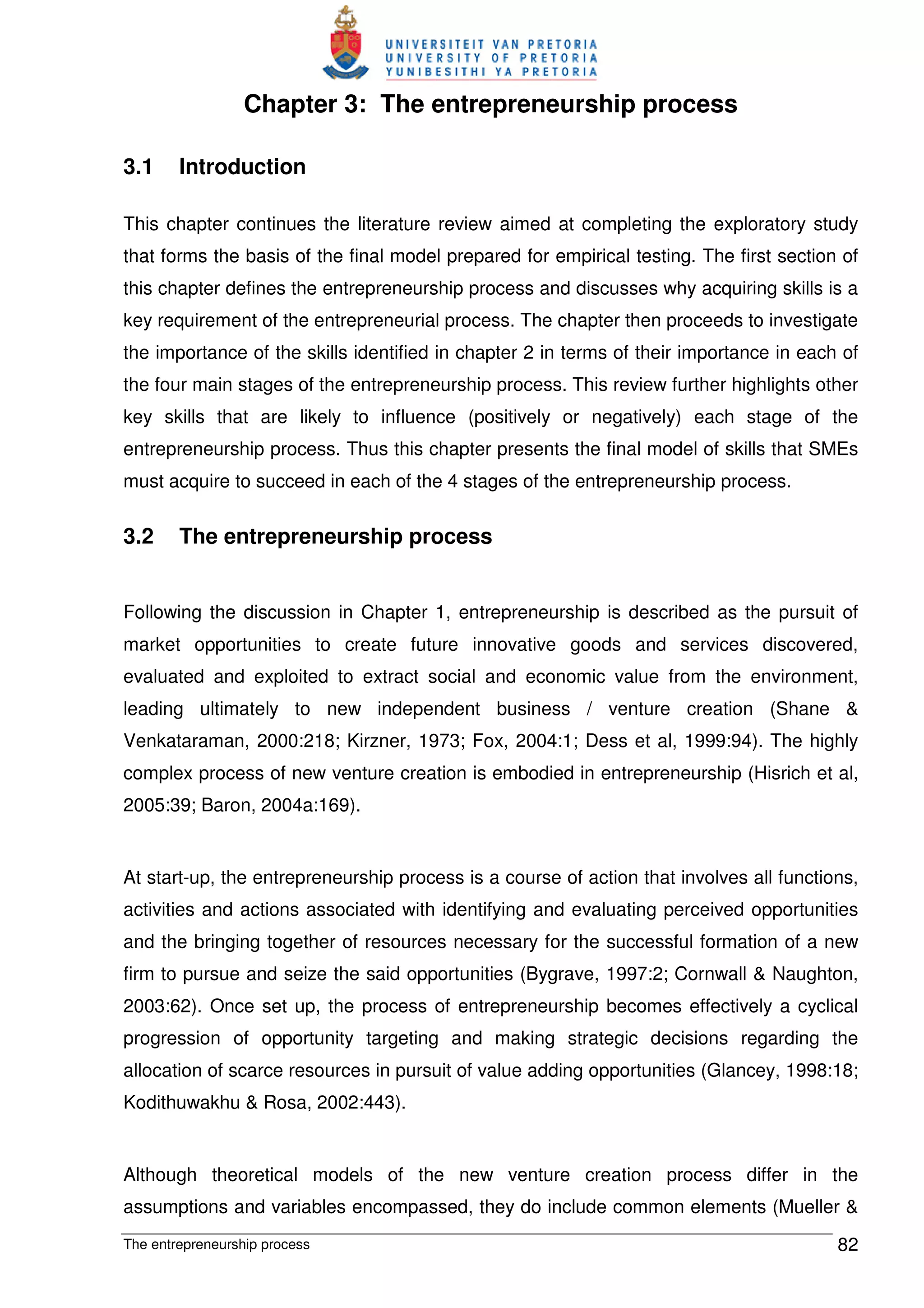 Entrepreneurship Process | PDF