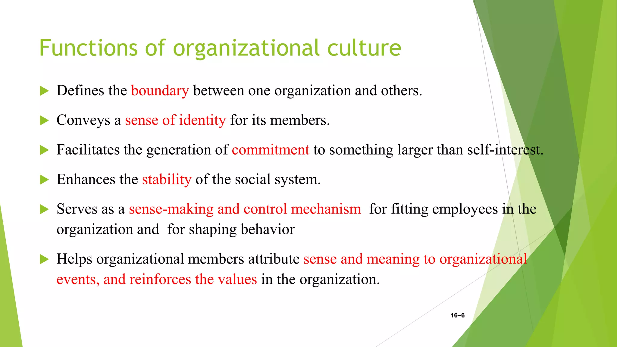 Organisational culture and change management | PPTX