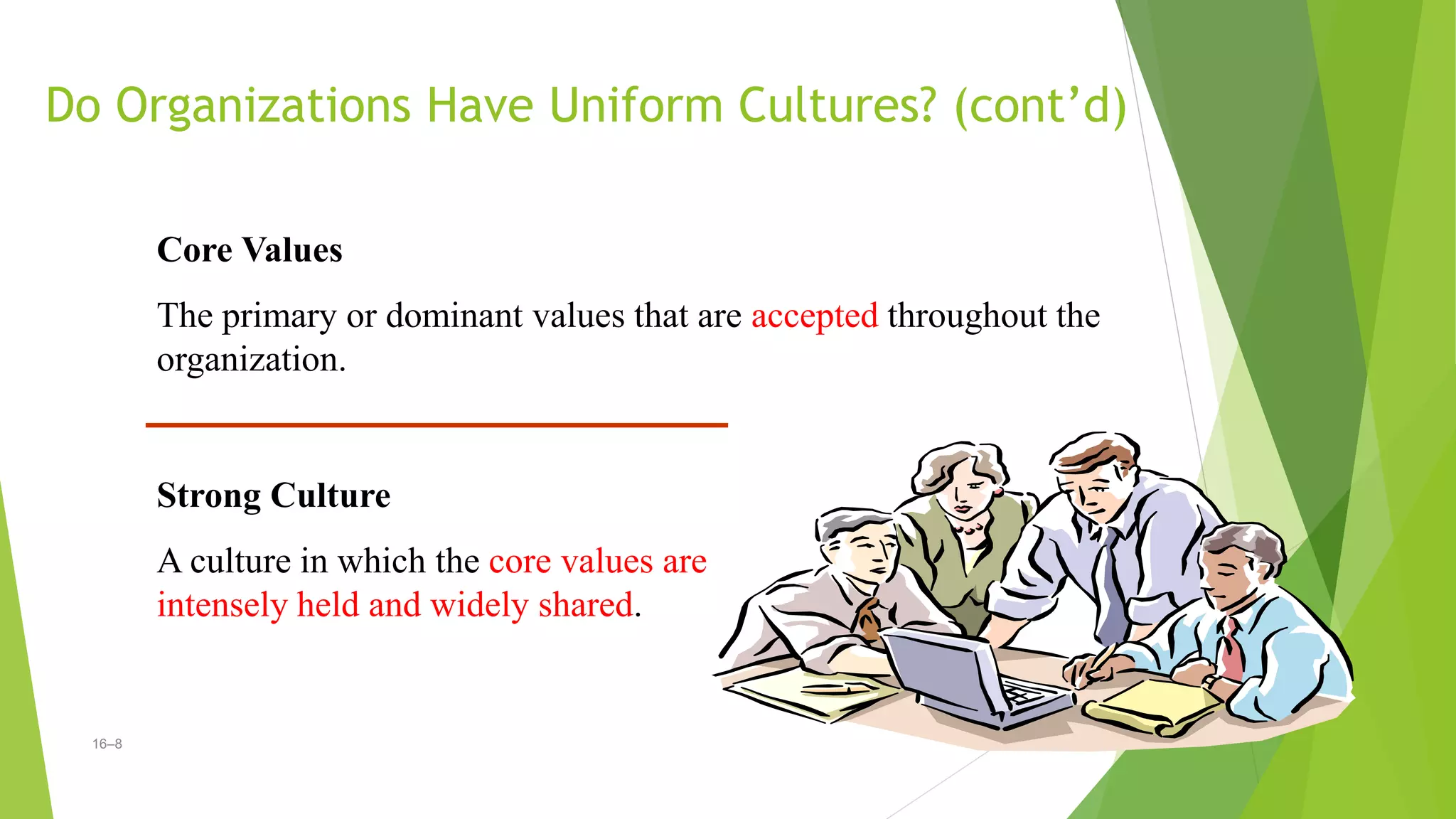 Organisational culture and change management | PPTX