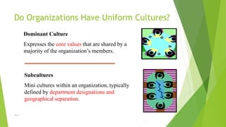 Organisational culture and change management | PPTX