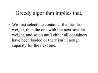 Greedy method by Dr. B. J. Mohite | PPT