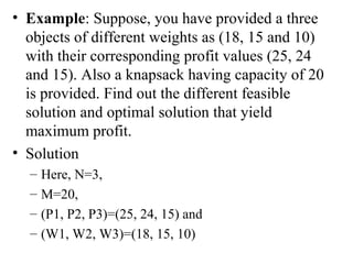 Greedy method by Dr. B. J. Mohite | PPT