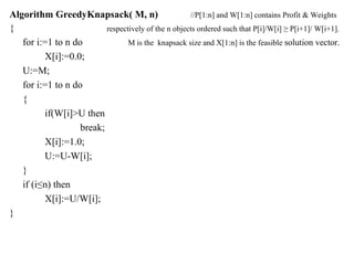 Greedy method by Dr. B. J. Mohite | PPT