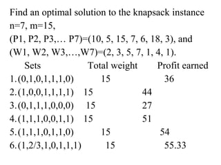 Greedy method by Dr. B. J. Mohite | PPT