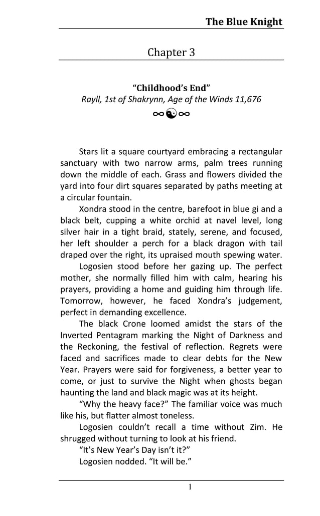 The Blue Knight - Chapter 3 | PDF