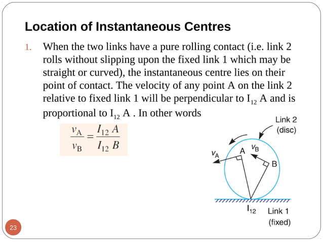 Chapter 3. velocity analysis (IC,GRAPHICAL AND RELATIVE VELOCITY METHOD ...