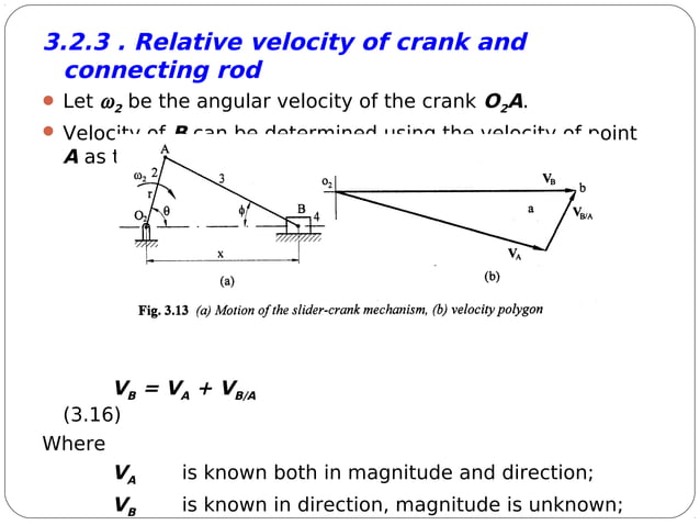 Chapter 3. velocity analysis (IC,GRAPHICAL AND RELATIVE VELOCITY METHOD) | PDF | Physics | Science
