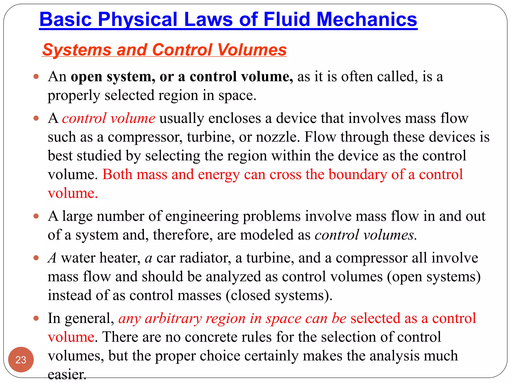 Fluid Mechanics Chapter 3. Integral relations for a control volume | PDF | 3-D Graphics ...