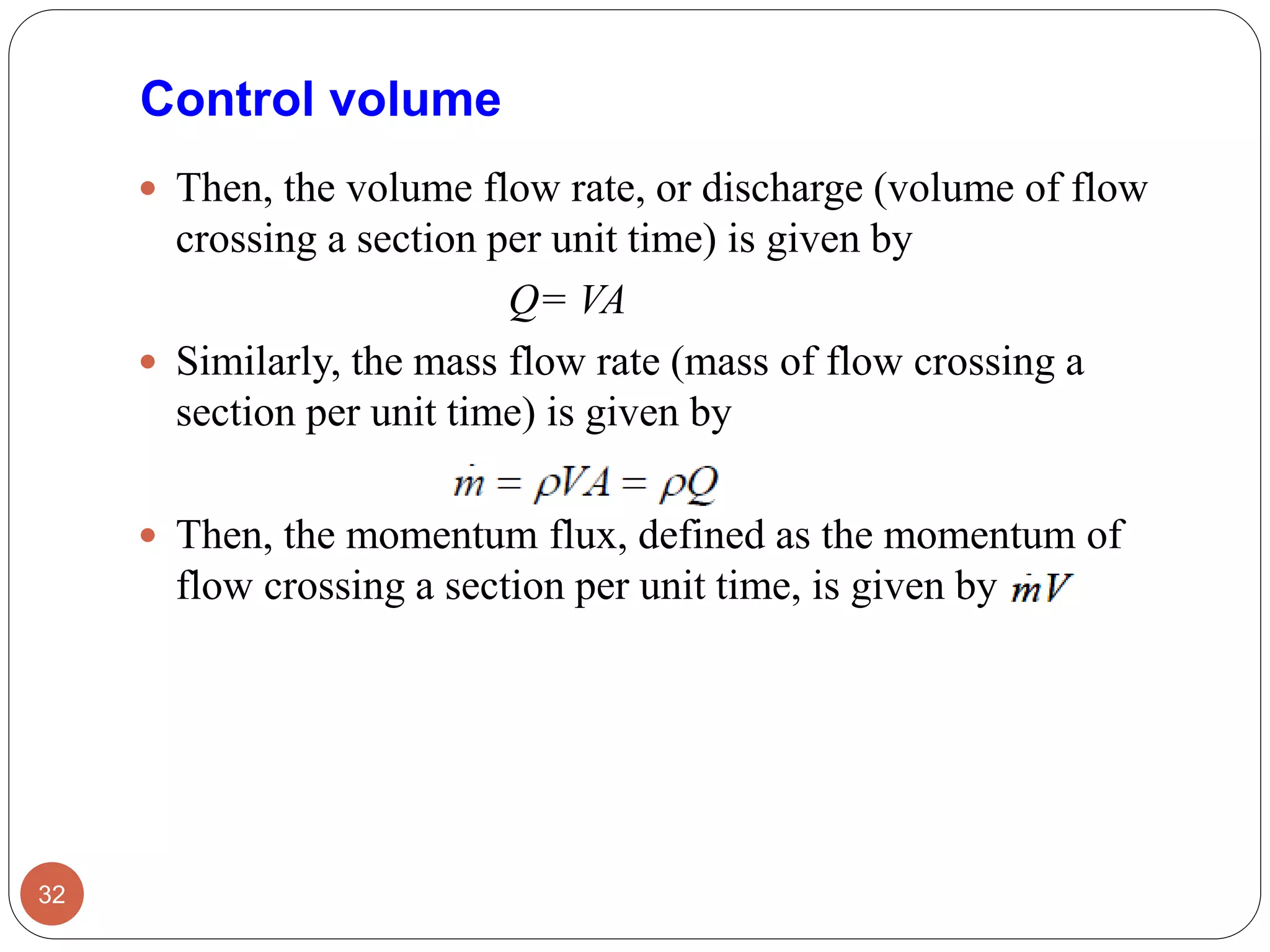 Fluid Mechanics Chapter 3. Integral relations for a control volume | PDF | 3-D Graphics ...