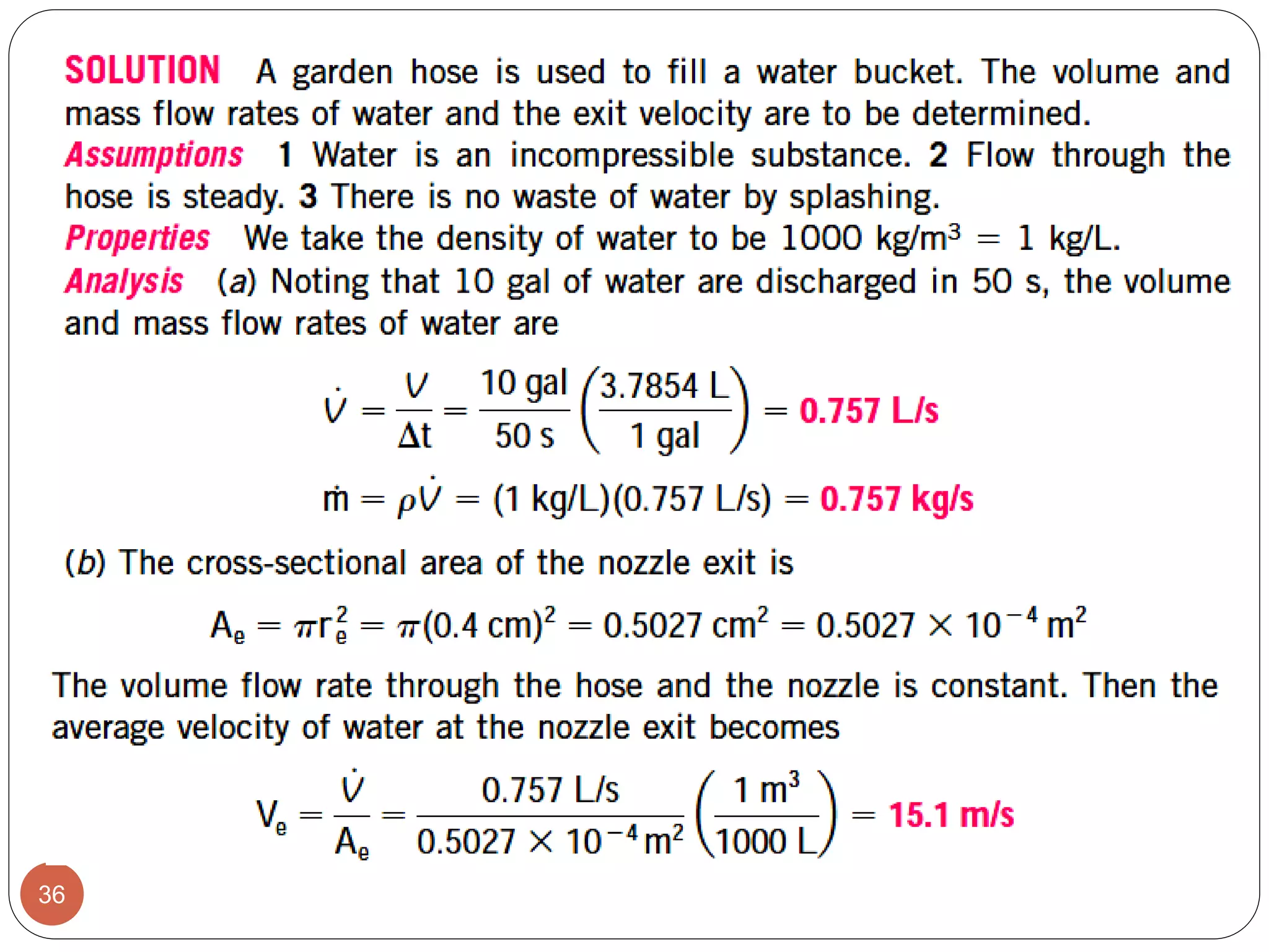 Fluid Mechanics Chapter 3. Integral relations for a control volume | PDF | 3-D Graphics ...