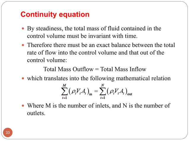 Fluid Mechanics Chapter 3. Integral relations for a control volume | PDF | 3-D Graphics ...