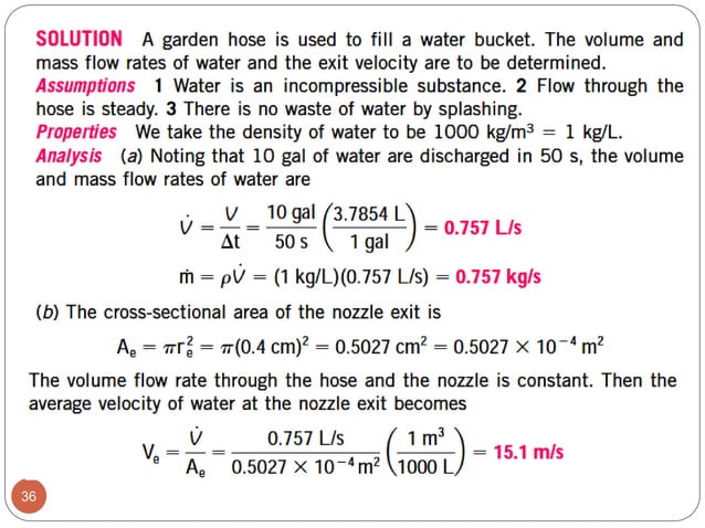 Fluid Mechanics Chapter 3. Integral relations for a control volume | PDF | 3-D Graphics ...