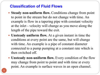 Fluid Mechanics Chapter 3. Integral relations for a control volume | PDF
